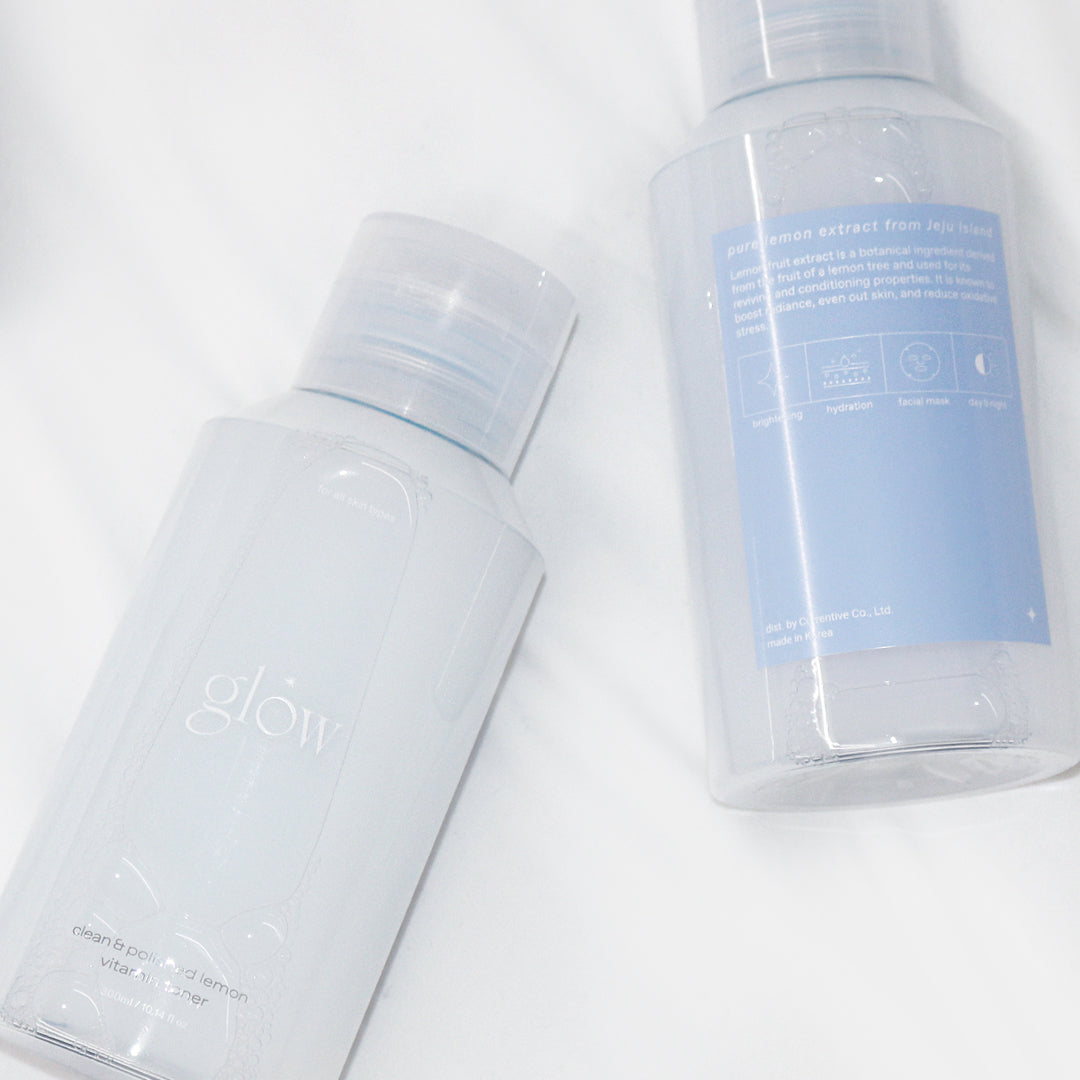 glow clean & polished lemon vitamin toner – Skincation
